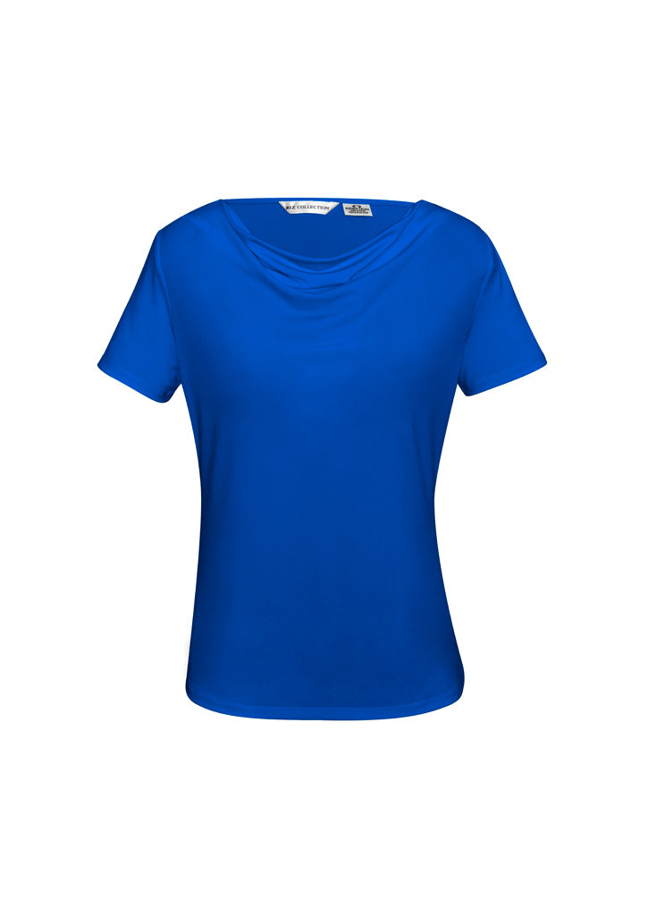 K625LS - Ladies Ava Drape Knit Top Biz Collection – Uniforms Warehouse